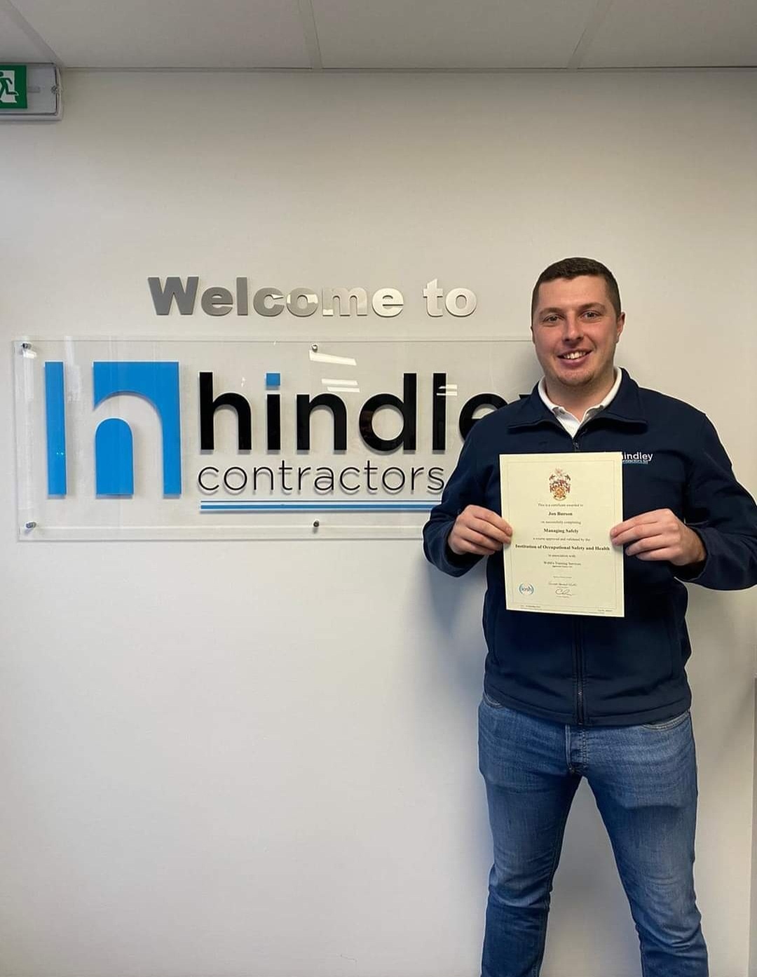 Hindley Contractors Site Managers Complete IOSH Course – Hindley ...