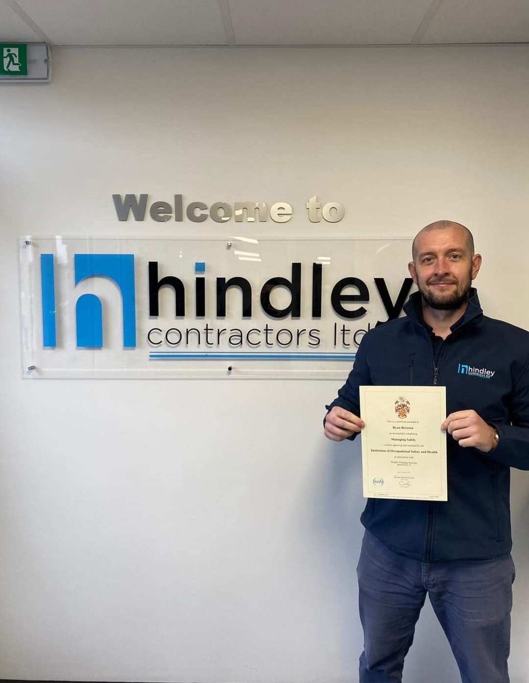 Hindley Contractors Site Managers Complete IOSH Course – Hindley ...